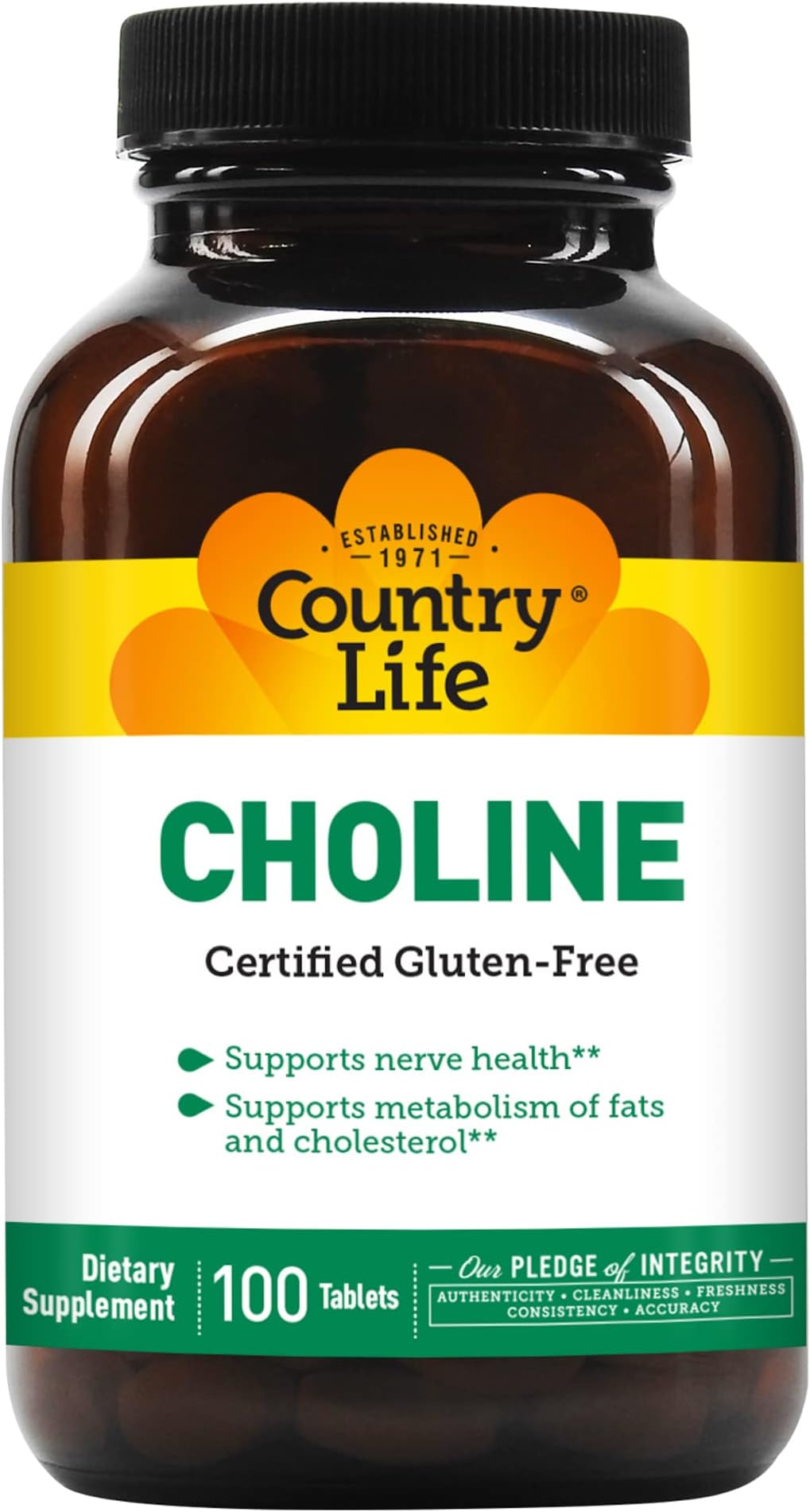 Amazon.com: NATURE'S WAY Choline 500mg 100 Tablets : Health & Household