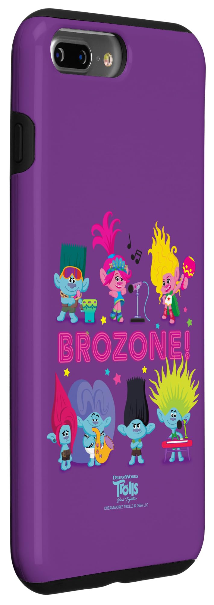 Snapklik.com : iPhone 7 Plus/8 Plus DreamWorks BroZone Poppy And Viva Case