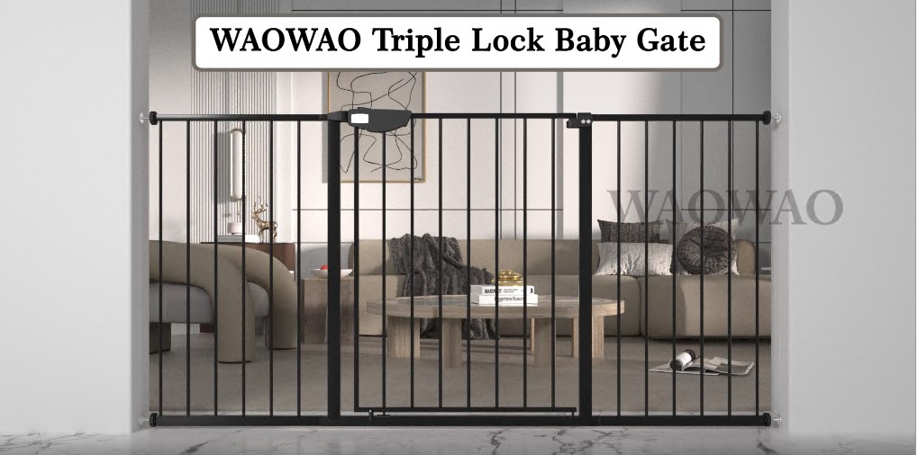 Watch WAOWAO Triple Lock System Safety Baby Gate﹙Introduction﹚ on ...