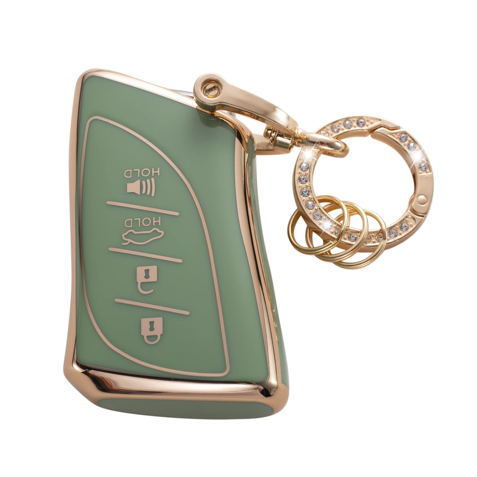 Amazon.com: Gematay for Lexus Key Fob Cover with Keychain, Key Shell ...