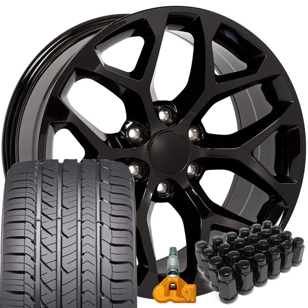 Buy OE Wheels LLC 22 inch Rims Fit Pre-2019 Silverado Sierra Pre-2021 ...