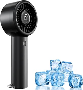 Amazon.com: Portable Mini Handheld Fan Turbo, USB Rechargeable Electric ...