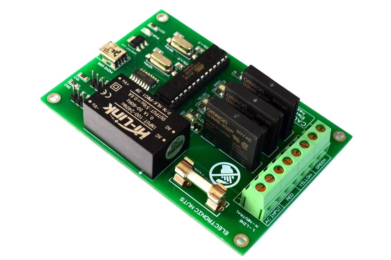 Traffic Light Controller Arduino Based Sequencer Ac Voltage Solid Sate Relay Ssr Unlimited
