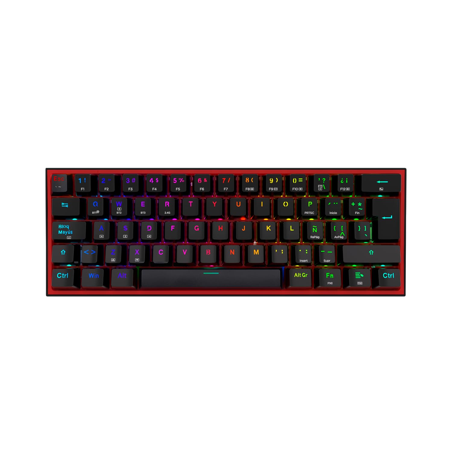 Redragon Teclado Gamer Fizz Pro K616 RGB Red Switch Español : Amazon ...