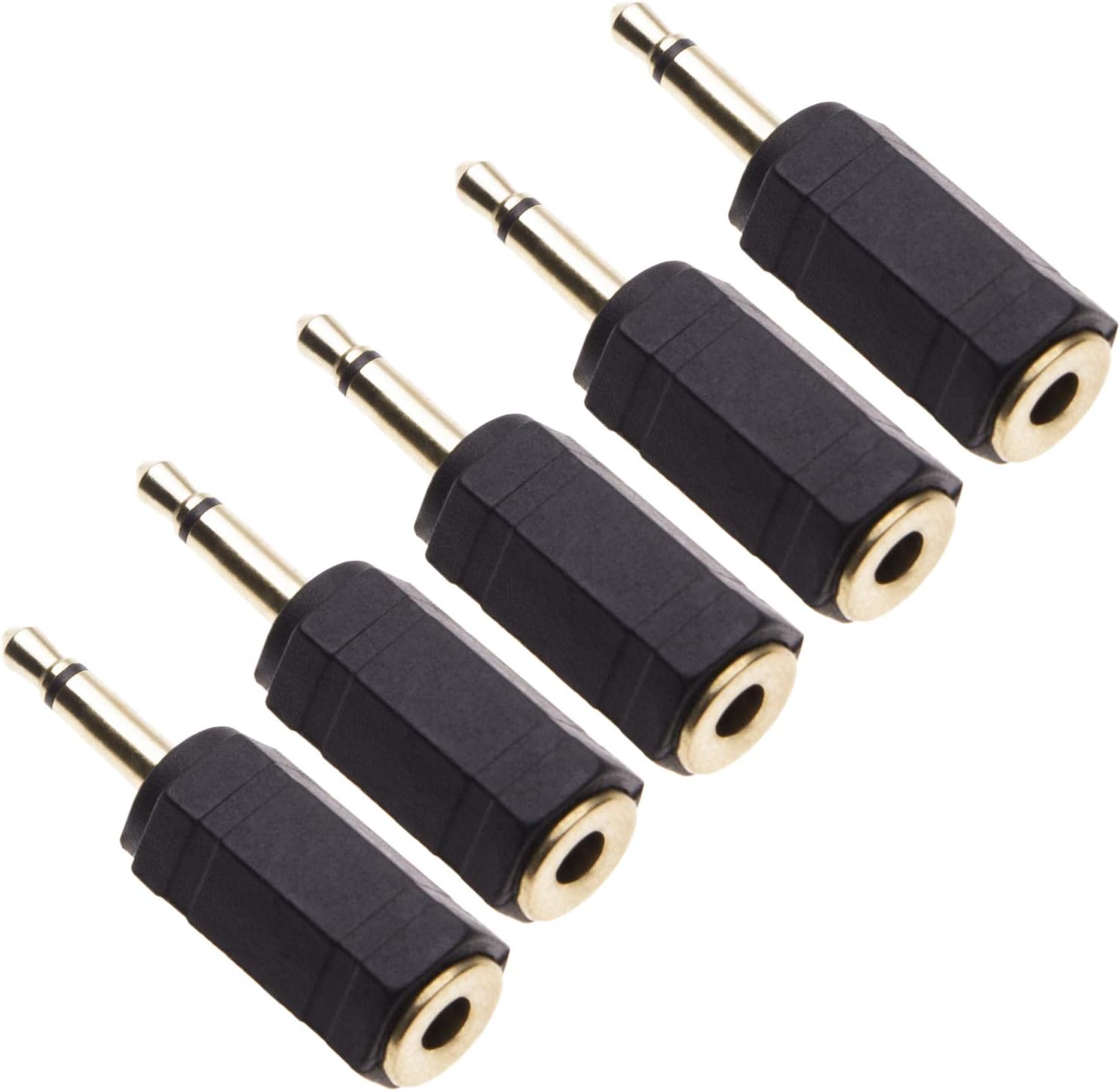 Keple 3.5mm Mono Adapter, Mono to Mono, Male to Female 3.5 mm Audio ...