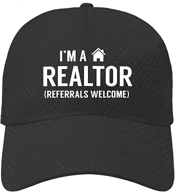 I'm a Reals Realtor Golf Hats Outdoor Cap for Men at Amazon Men’s ...