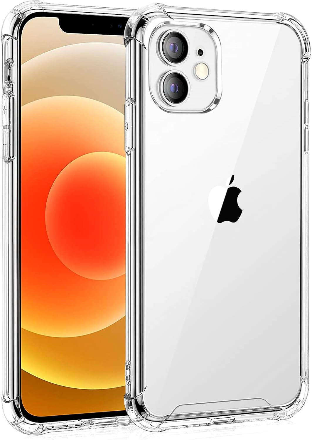 Whioltl Coque pour iPhone 12 Mini, Transparente Silicone TPU Bumper ...