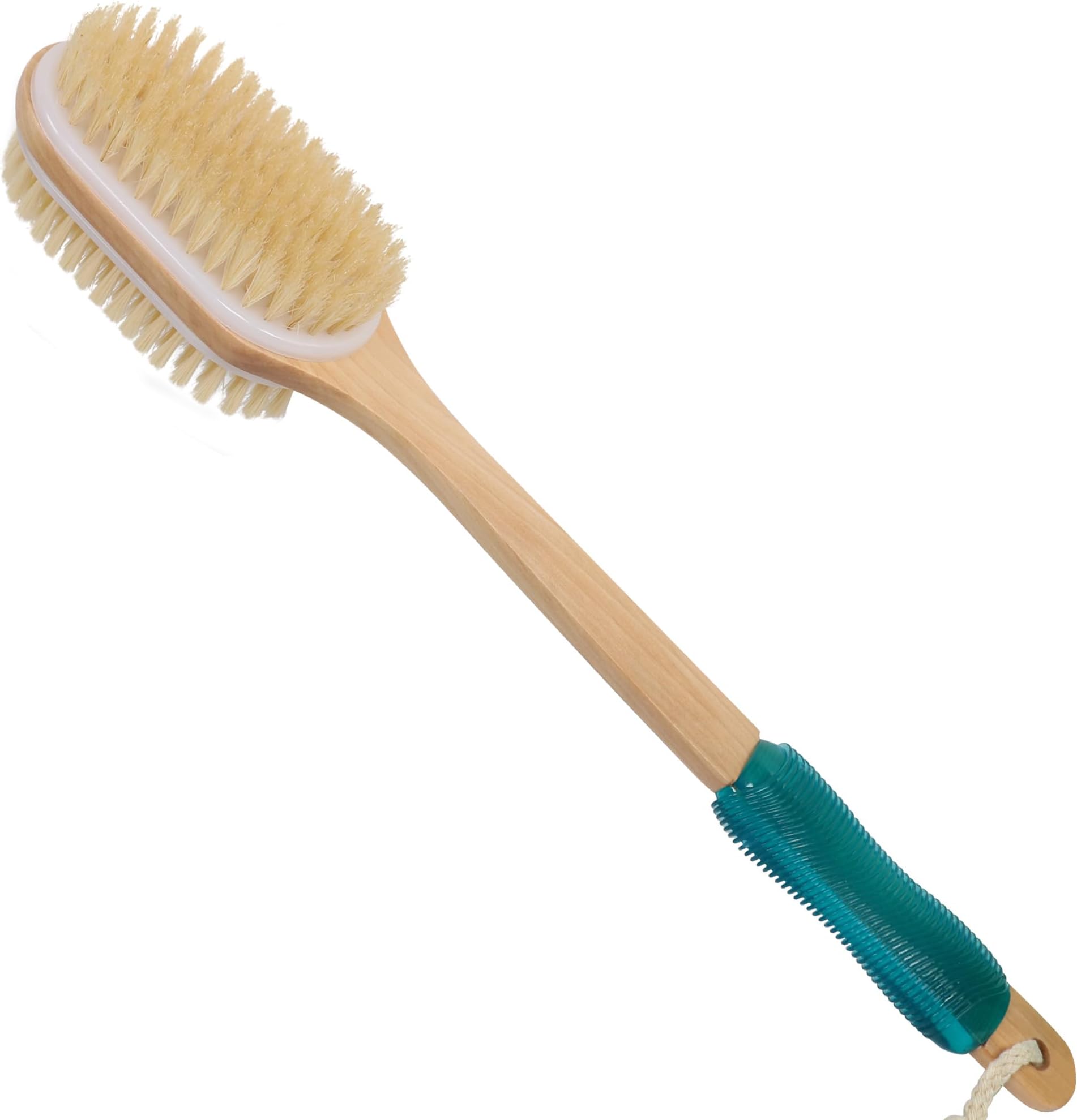 Amazon.com : OWIIZI Back Scrub Brush for Shower,Stiff Boar Bristles ...