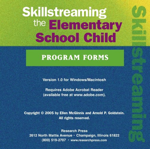 Amazon.com: Skillstreaming the Elementary School Child: Program Forms ...
