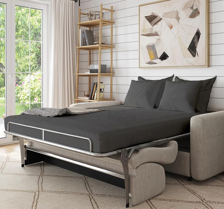 Amazon.com: Queen Sleeper Sofa Bed Sheet Set - 400 Thread Count 100% ...