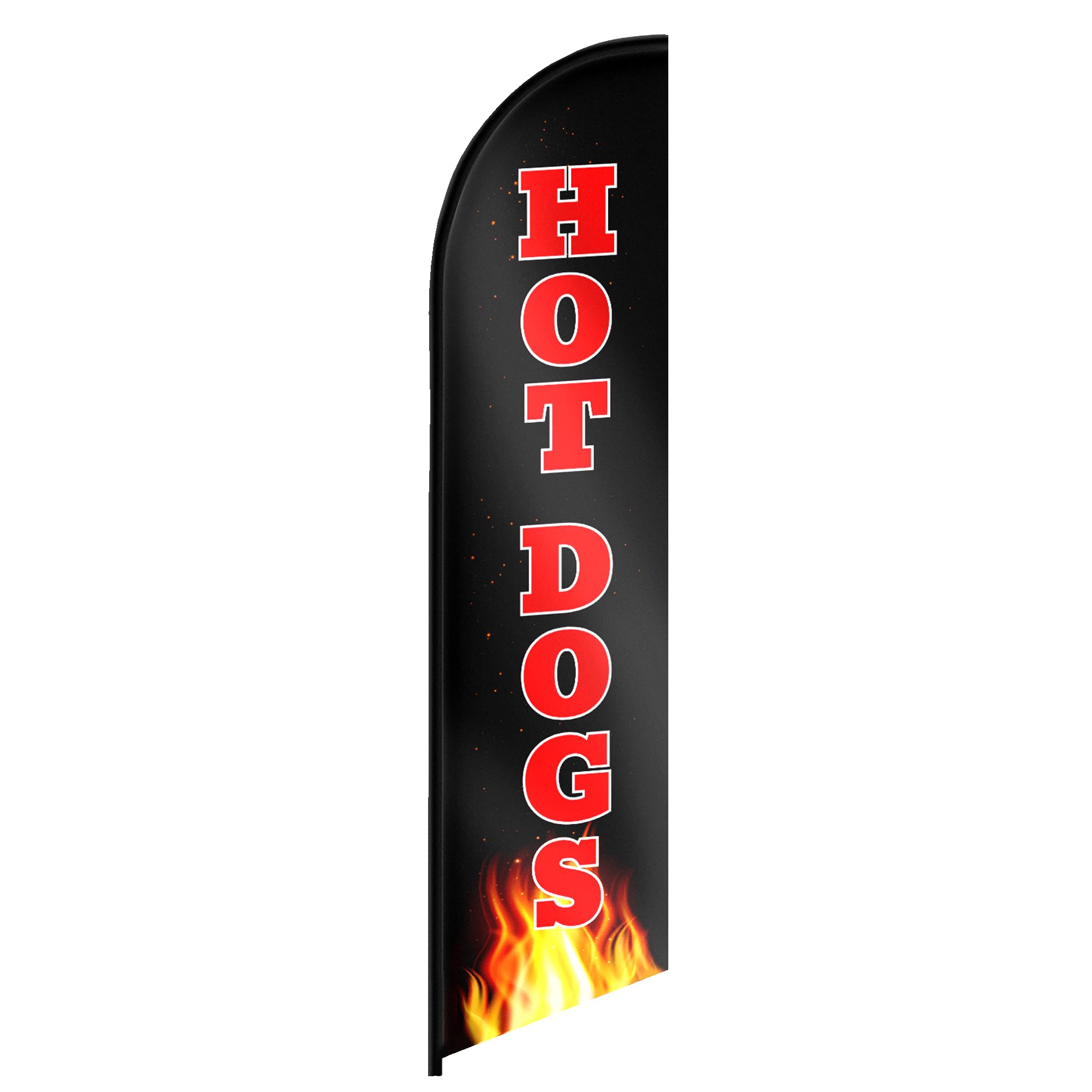 Amazon.com : Feather Banner Hot Dog Sign - Hot Dog Banner - Hot Dog ...