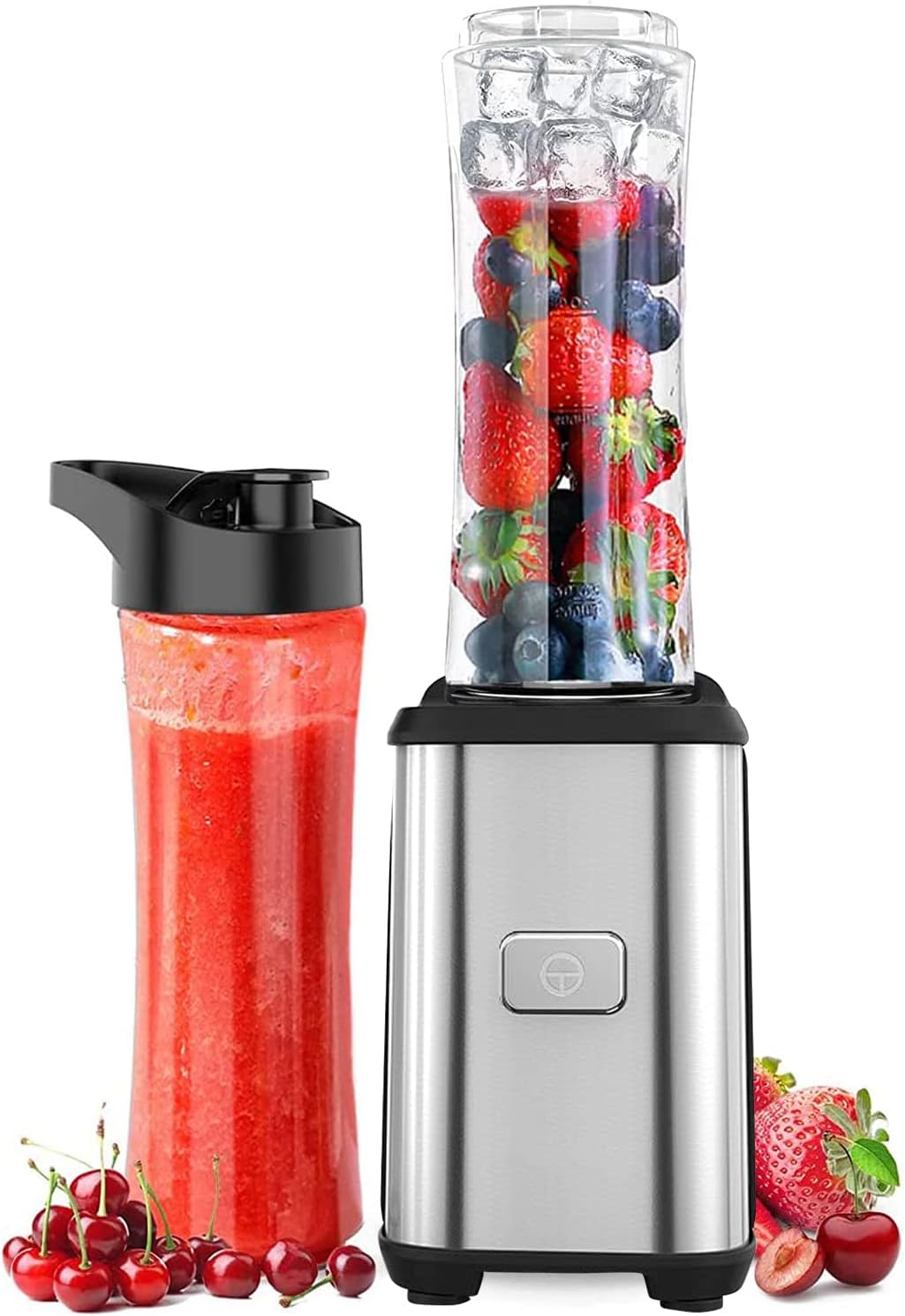 Smoothie Maker, Portable Blender Smoothie Maker Personal Size 350W with ...