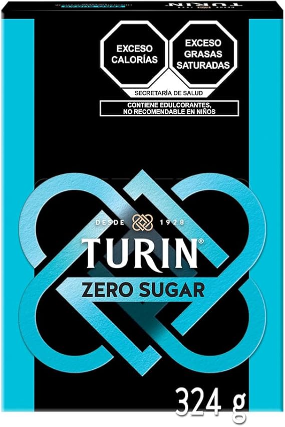 Turin chocolate Zero sin azúcar 84 kcal c/u, 18 barras -324g : Amazon ...