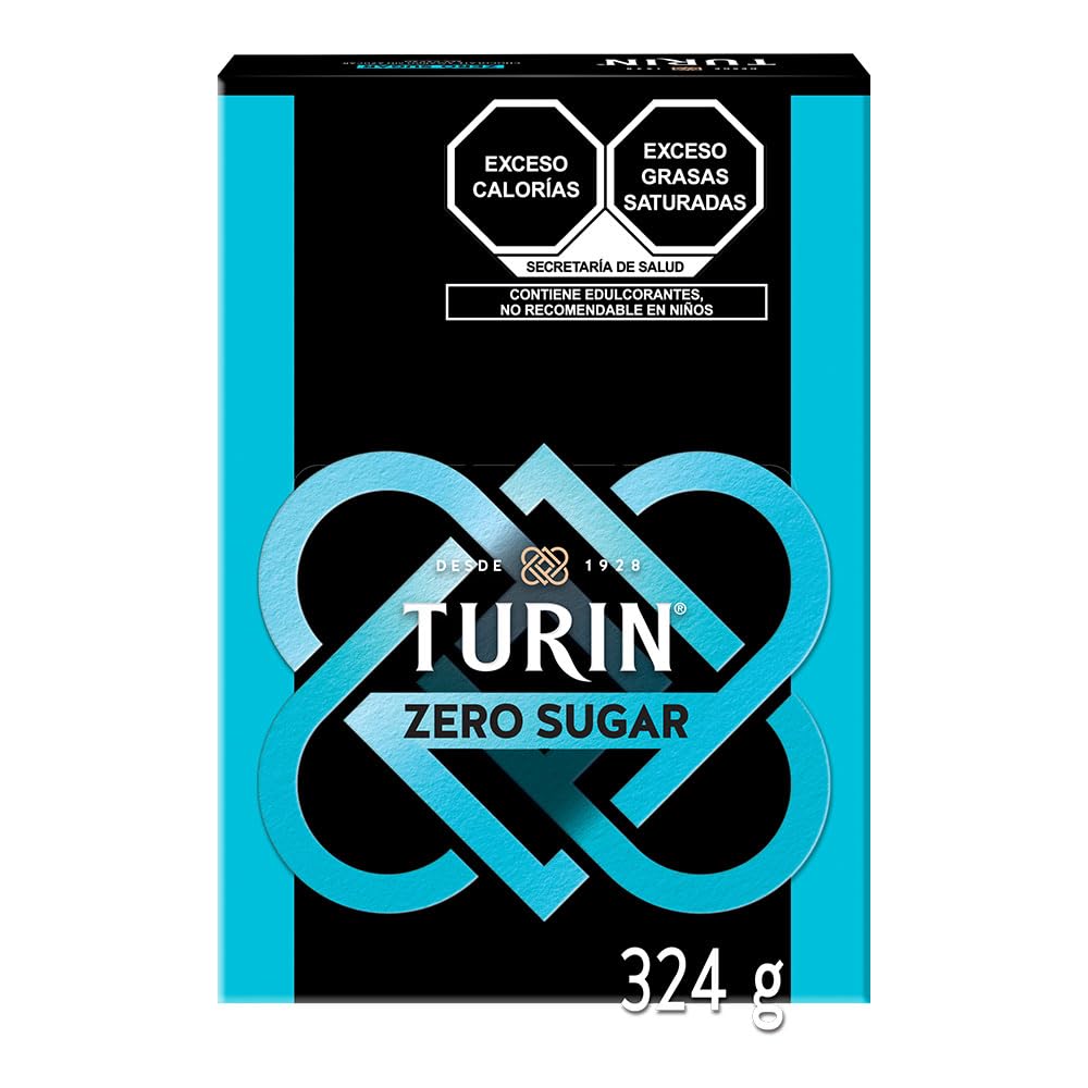 Turin chocolate Zero sin azúcar 84 kcal c/u, 18 barras -324g : Amazon ...