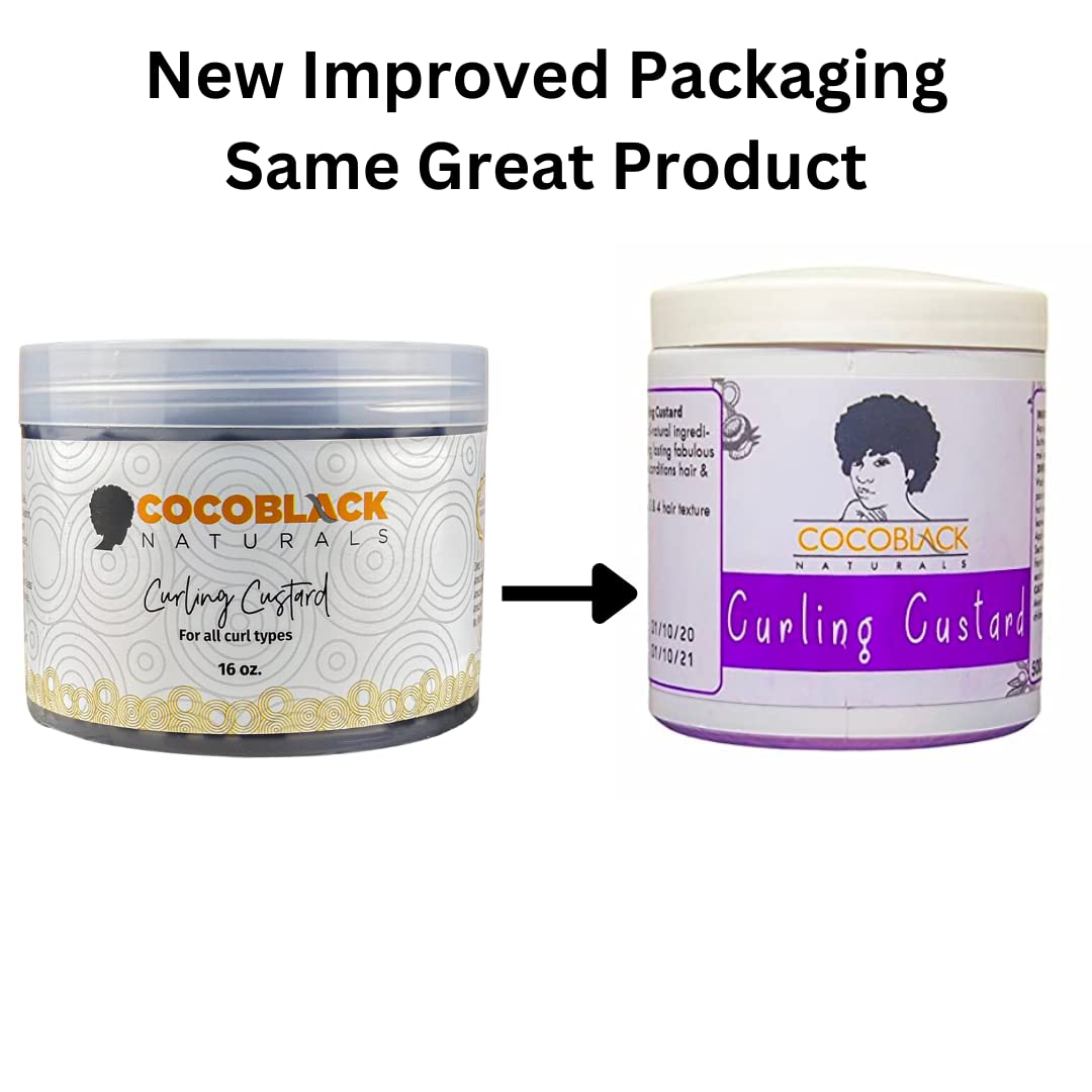 Coco Black Naturals Curling Custard Ghana for Coily Kinky Type 3a -4c ...