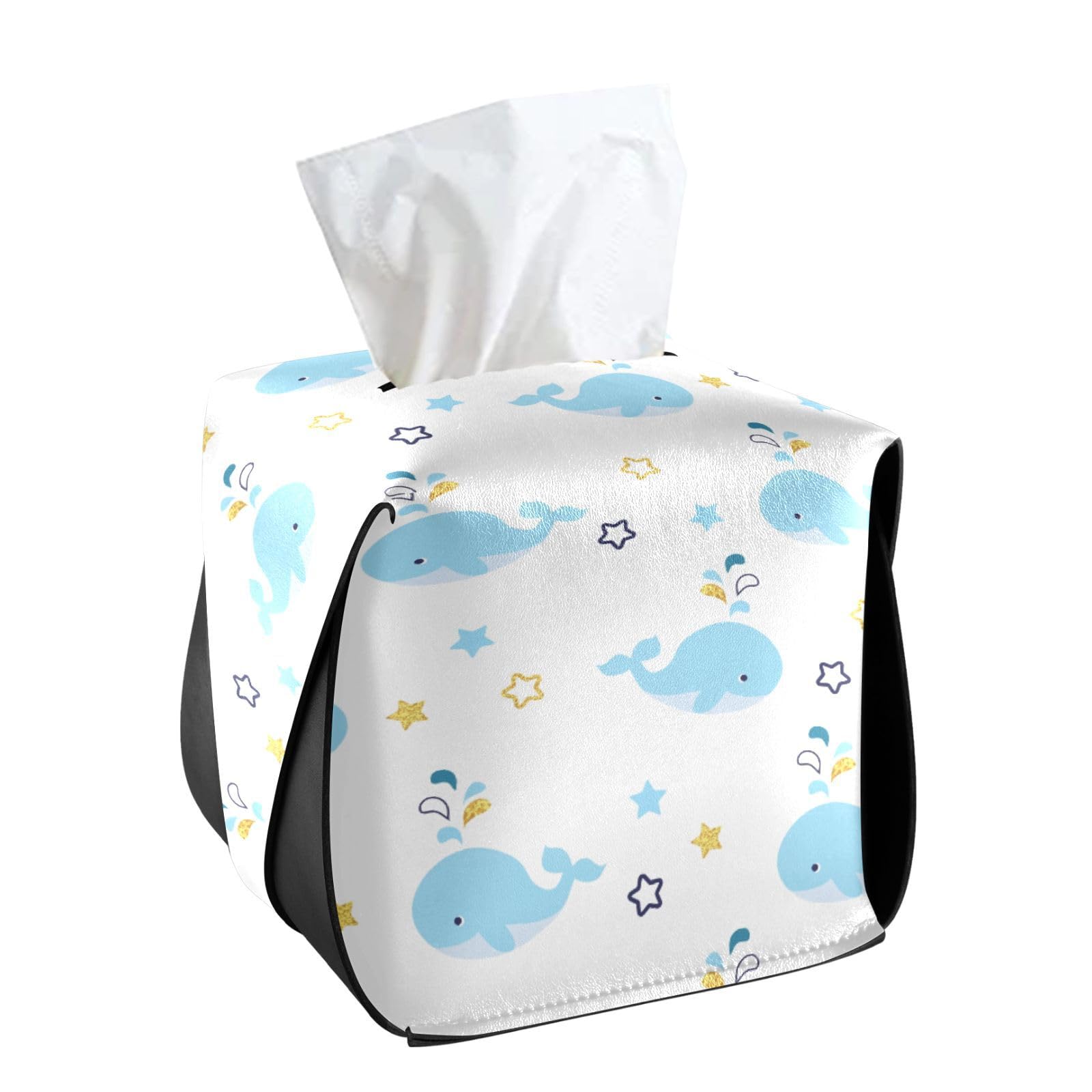 Blue Kleenex Tissue Box