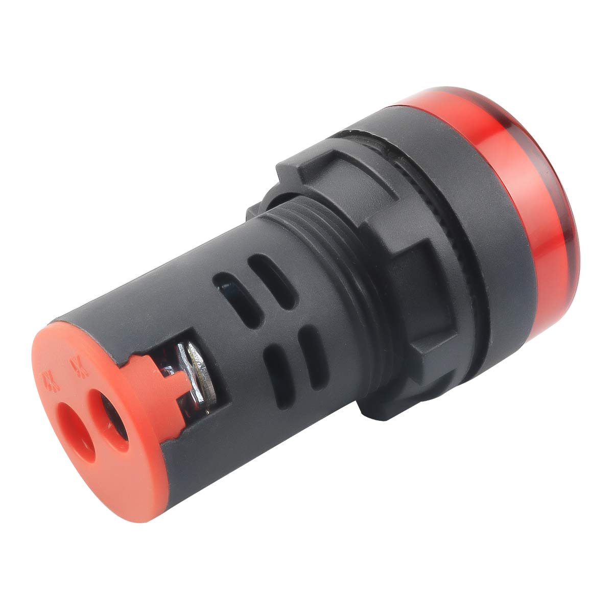 Snapklik.com : 10Pcs Red Indicator Light AC/DC 12V