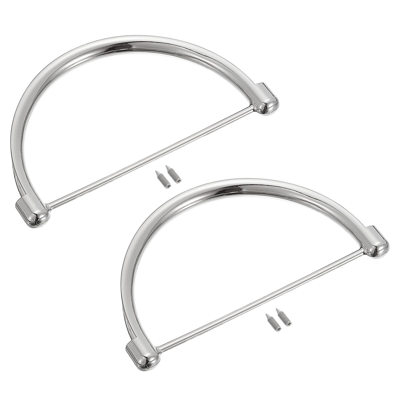Amazon.com: uxcell Semicircle Purse Handles Frame, 2Pcs 5.16" Metal ...
