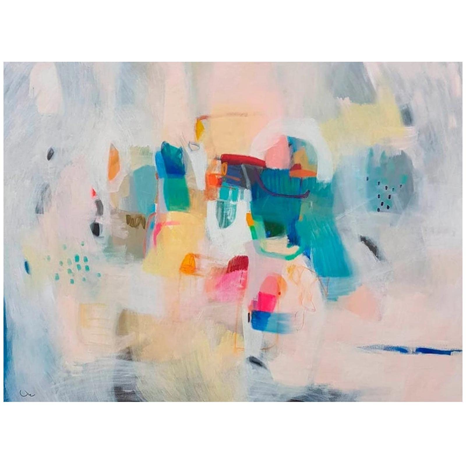 Soft Pastel Abstract Paintings