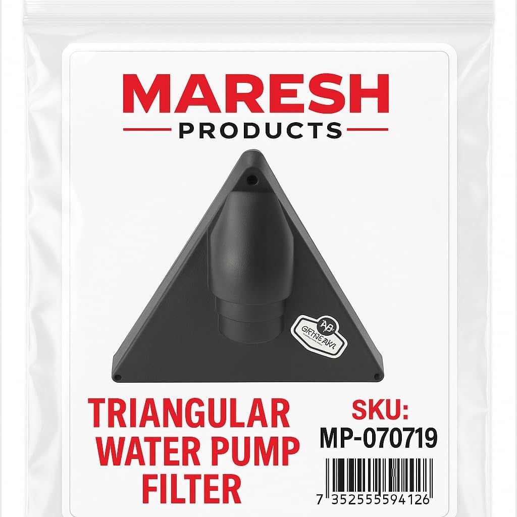 Amazon.com : Maresh Products Triangular Water Filter for Utility ...
