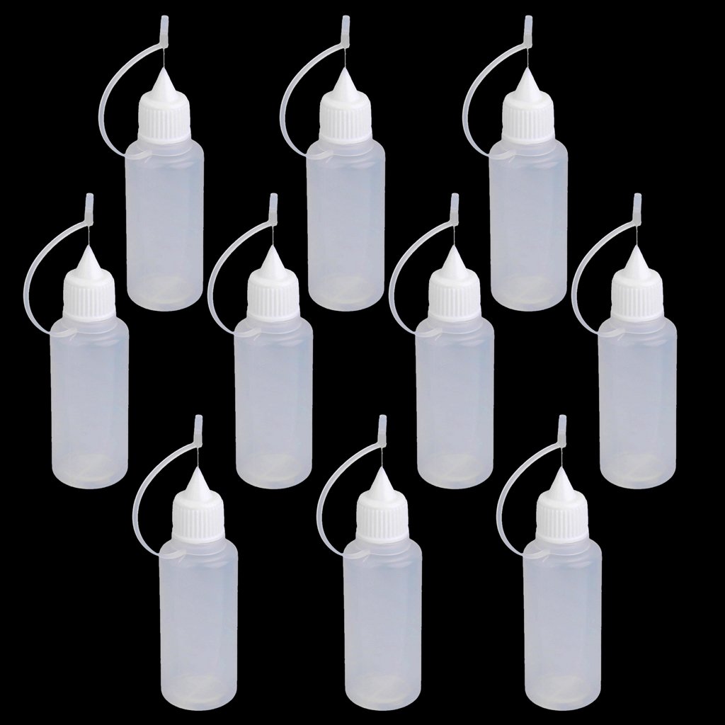 T.O.G. 10pcs 20ml Needle Tip Empty PVC Squeezable Dropper Bottle Liquid ...