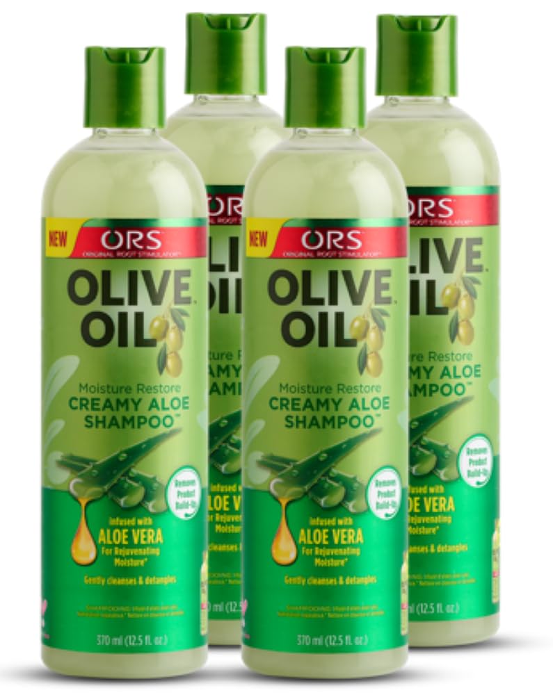Amazon.com : ORS Olive Oil Moisture Restore Creamy Aloe Shampoo Infused ...