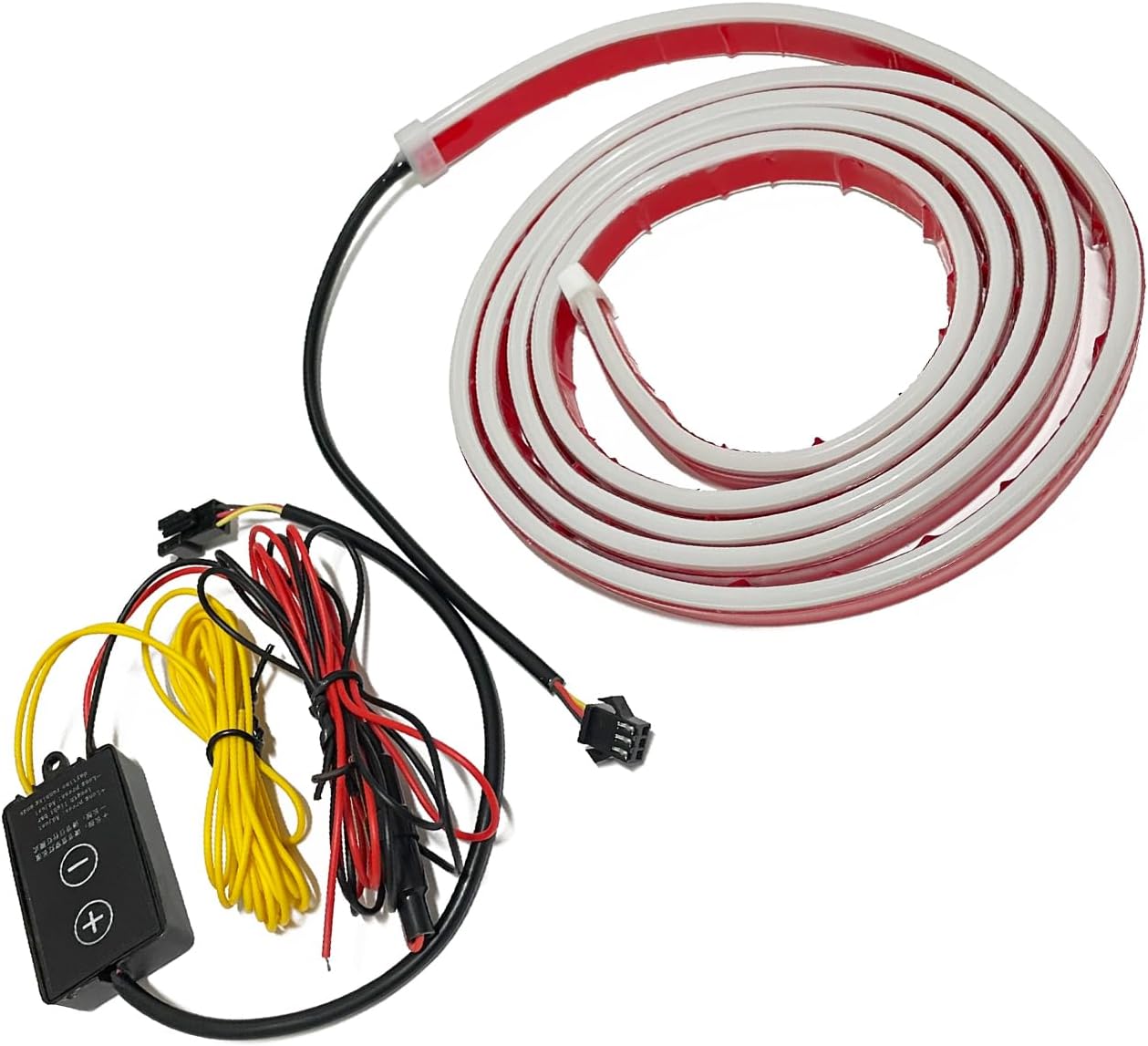 Amazon | スペーシアベース MK33V LED ボンネット チューブライト ウインカー連動 デイライト | LEDテープ | 車＆バイク