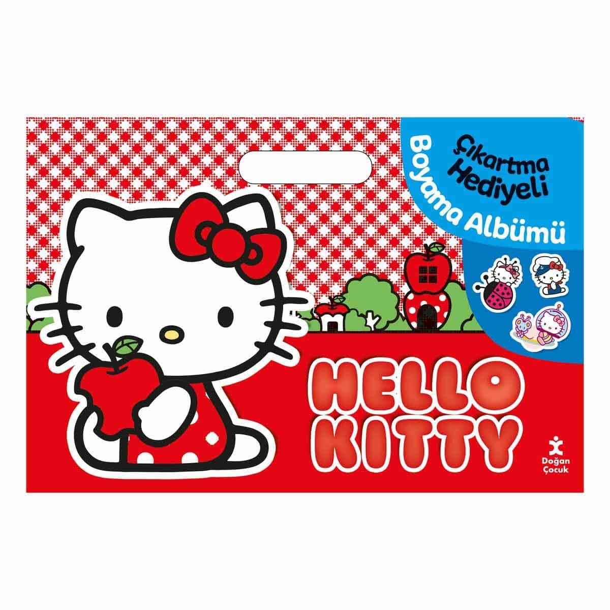 Hello Kitty - Çıkartma Hediyeli Boyama Albümü : Kolektif: Amazon.com.tr ...
