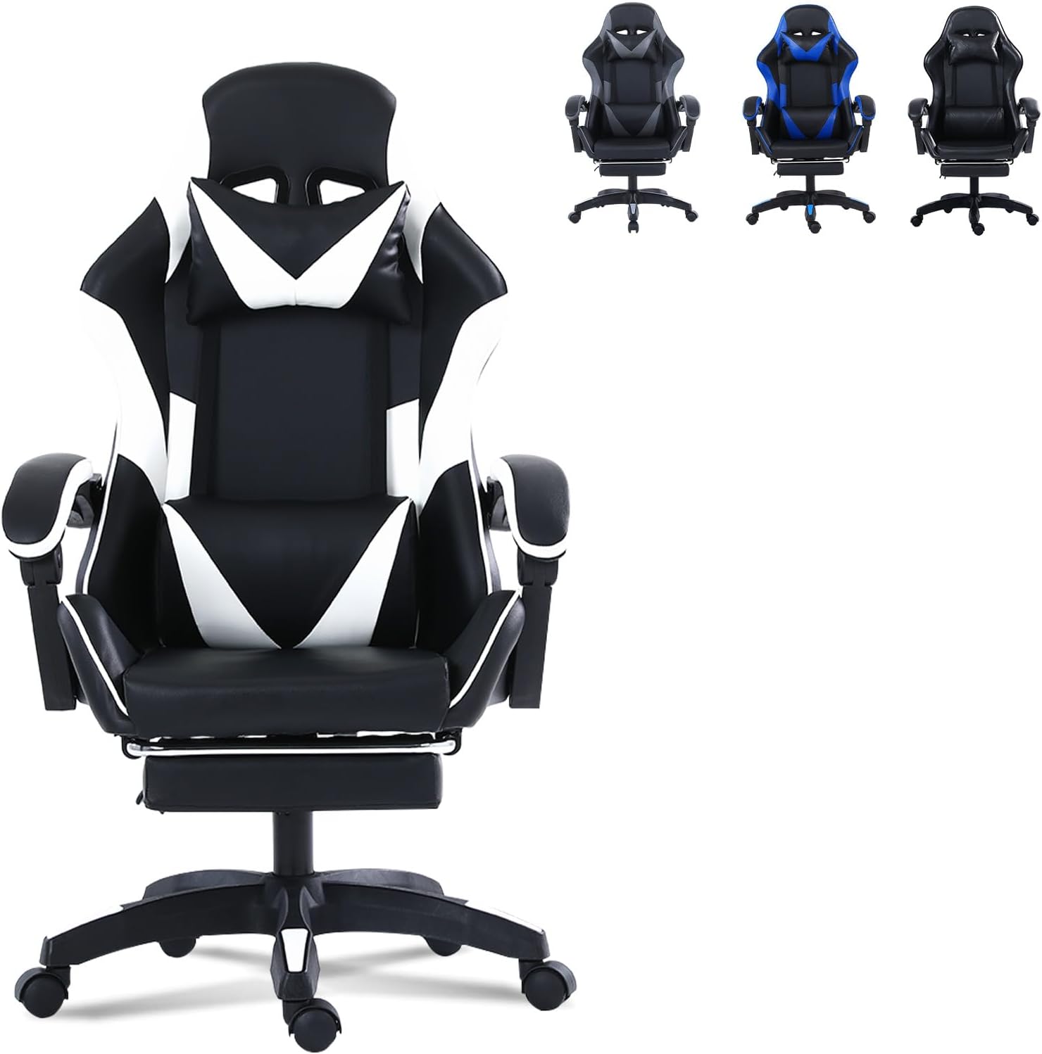 Gaming Chair with Footrest, Comfortable Computer Philippines | Ubuy