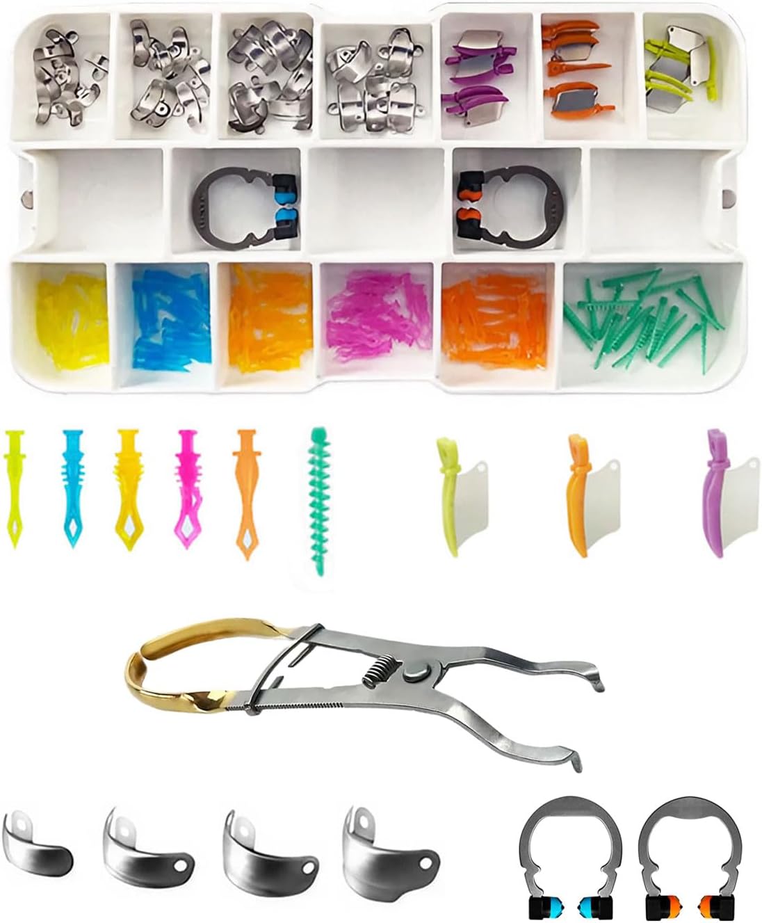 Amazon.com: Windplusya Dental Sectional Matrix System Set, Dental ...