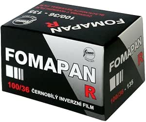 Amazon.com : Foma Fomapan R100 Black and White Transparency Film, 35mm ...