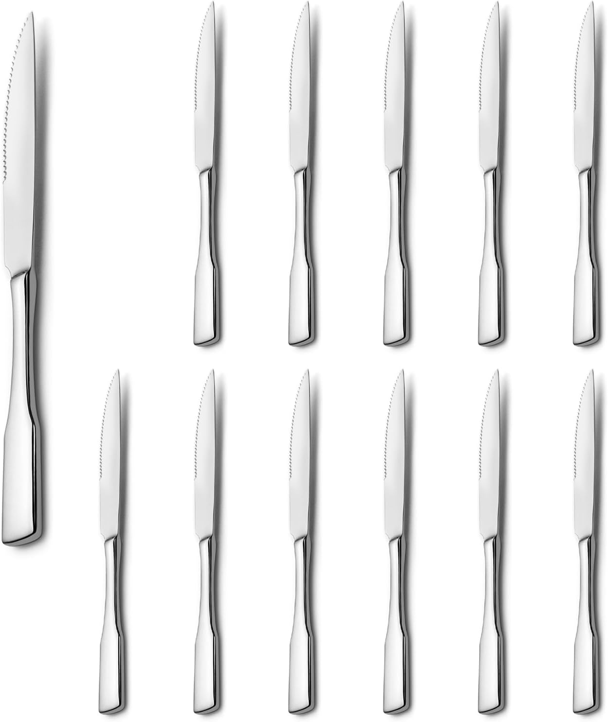 Amazon.com: Alata Kate Steak Knives, Set of 12, Stainless Steel ...