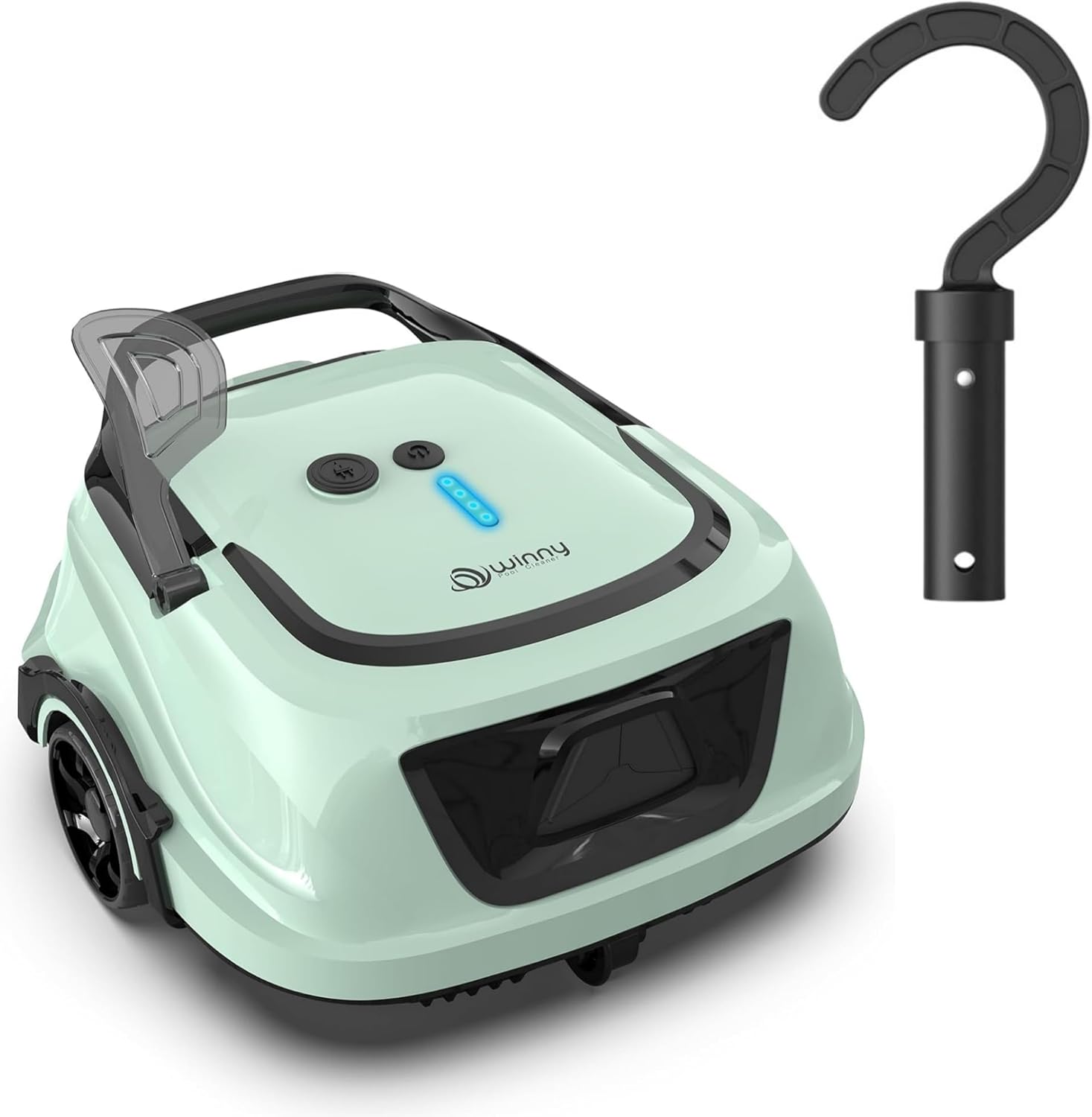 Amazon.com : Cordless Robotic Pool Vacuum for Above Ground Pools with ...