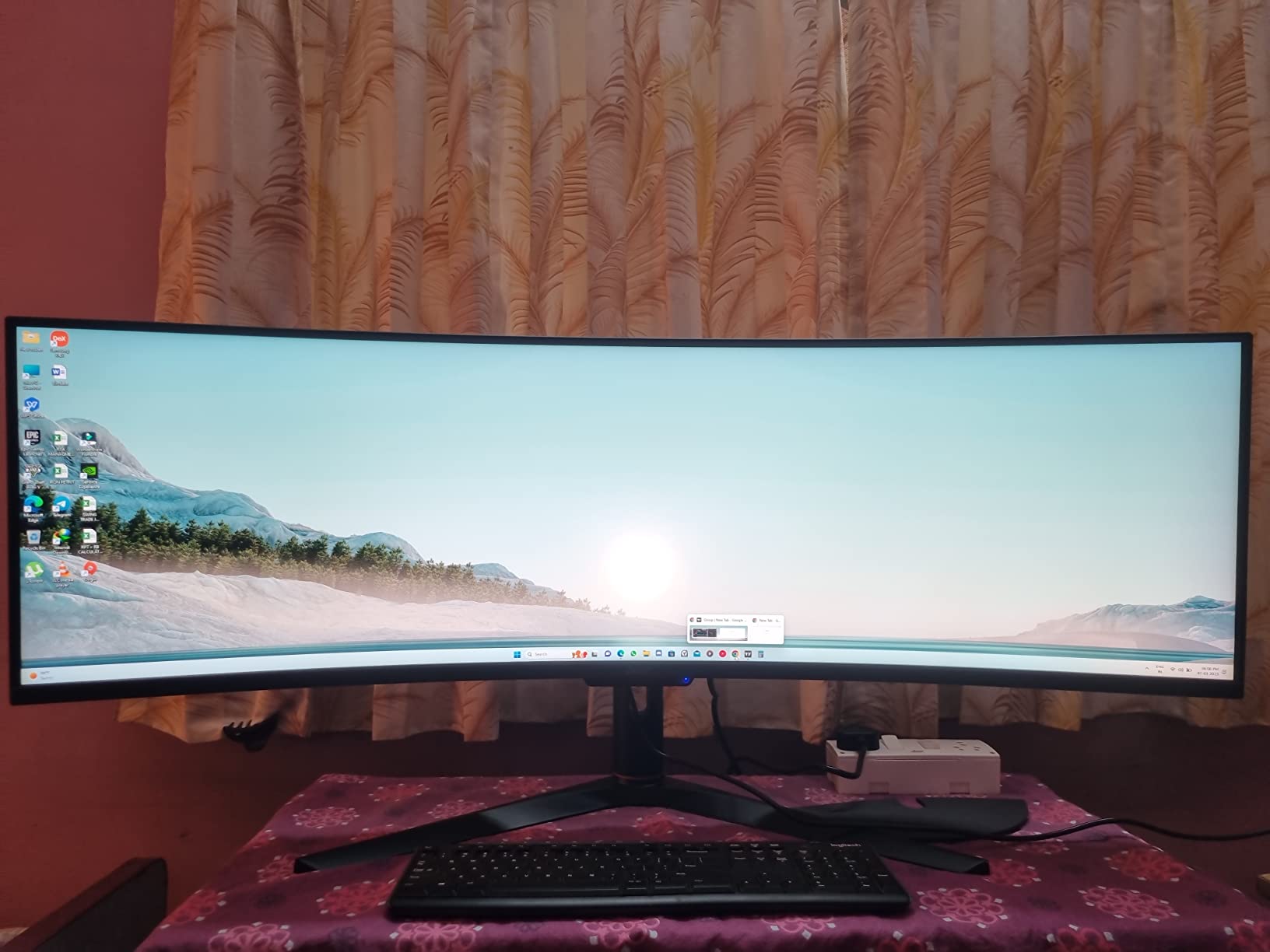 Acer Ei491Cr 49 Inch (124.46 Cm) Led 1800R Curved Dfhd 3840 X 1080 ...