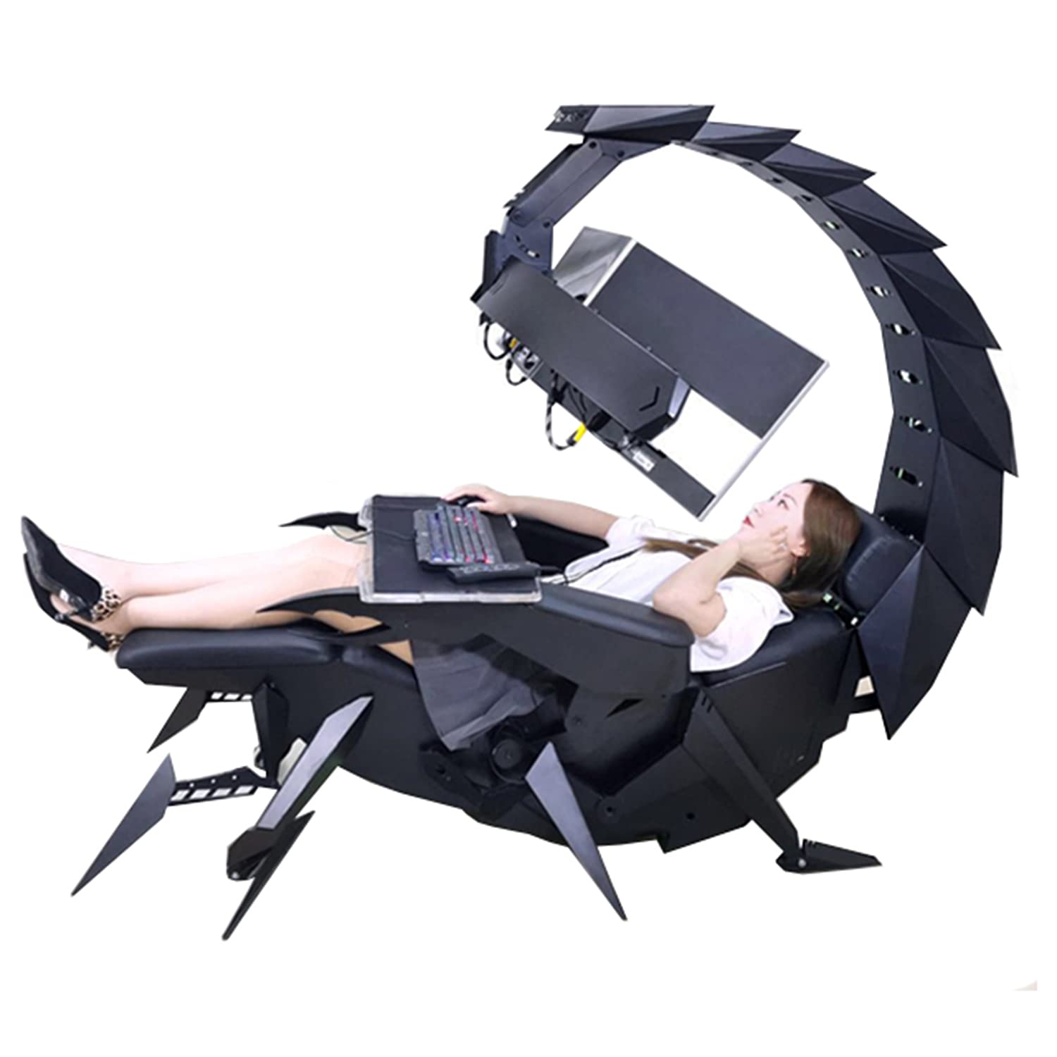 Yuytin Video Gaming Chair Computer Table And Chair Scorpio Rgb ...