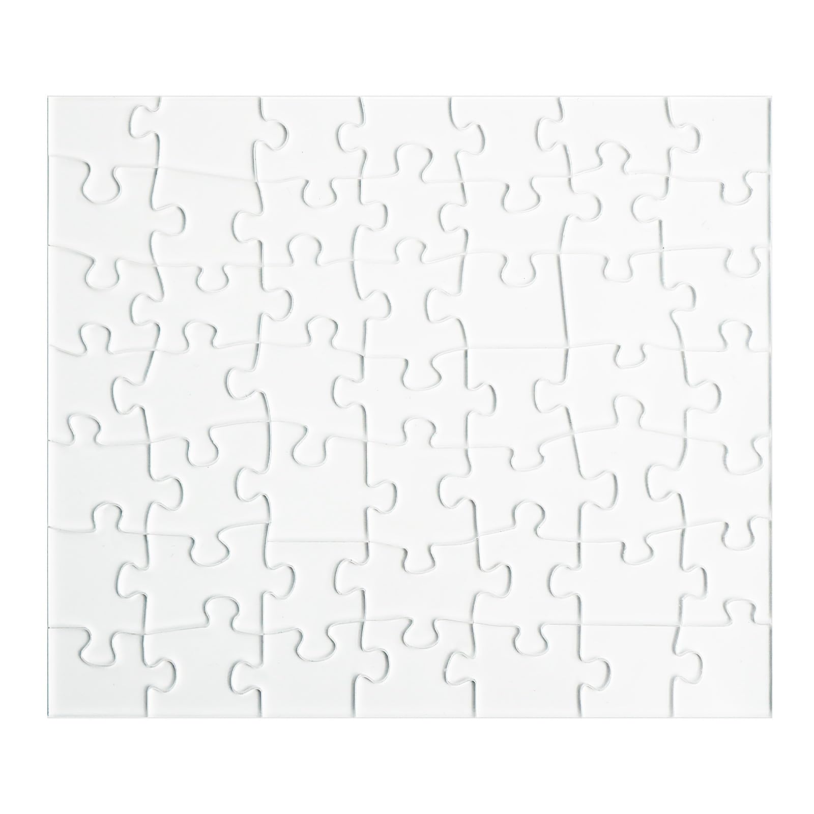 Amazon.com: Hiwhy Insanely Impossible Puzzle - 49-Piece Clear Acrylic ...