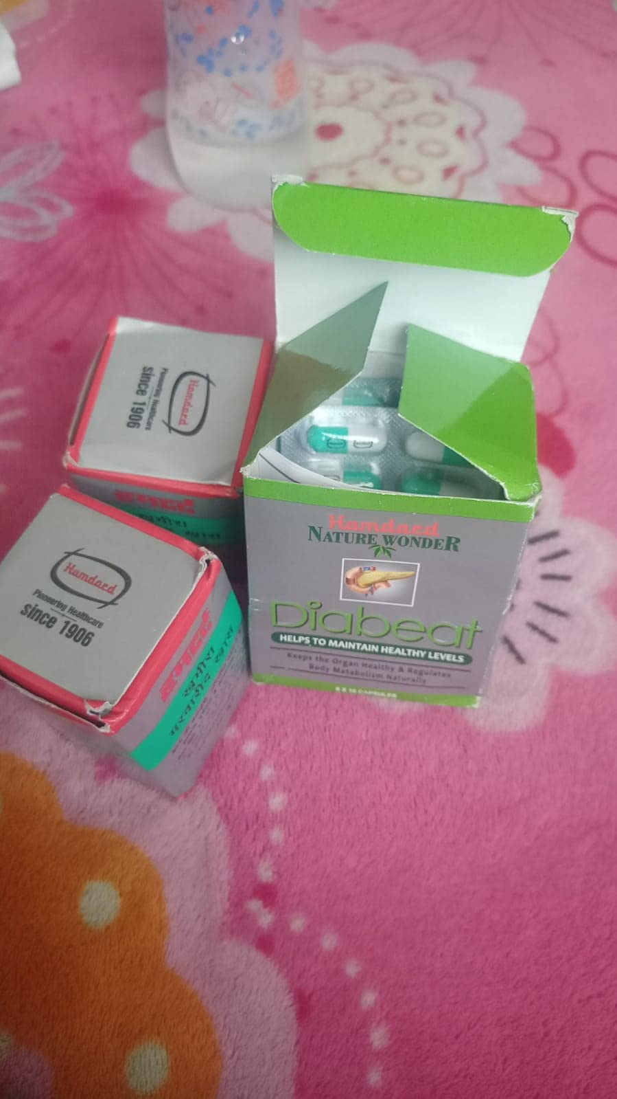 Hamdard Diabeat | 60 Capsules | All-natural Herbal Remedy | Blood Sugar ...