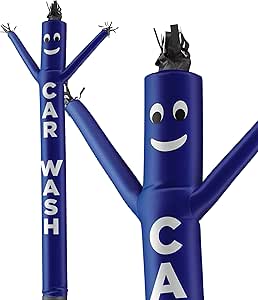 LookOurWay CAR WASH Air Dancers Inflatable Tube Man Attachment, 20-Feet ...