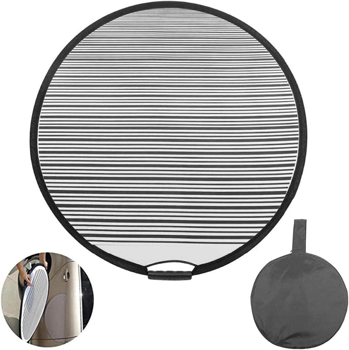 Amazon.com: WHDZ Car Dent Reflector Board 80cm Foldable Striped ...