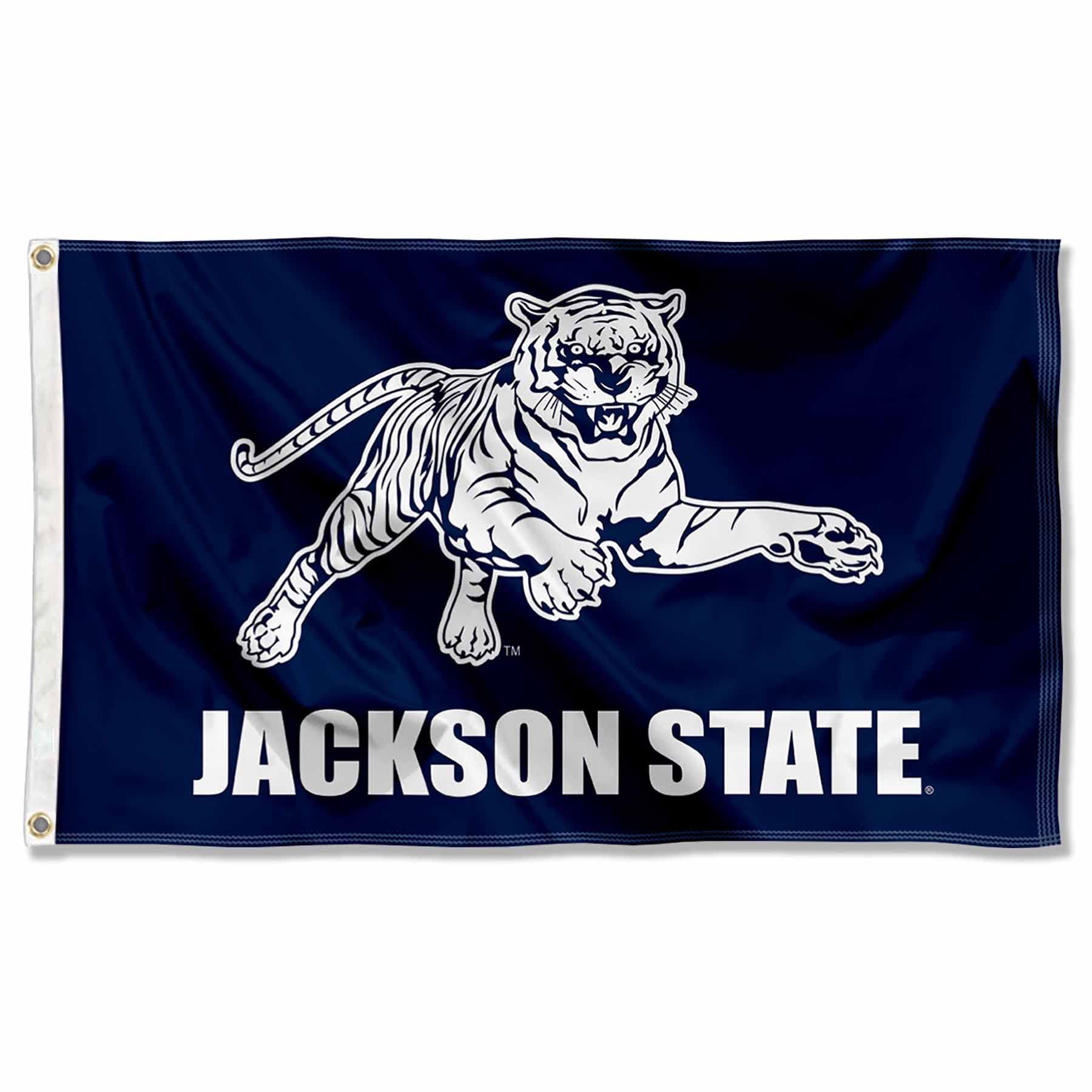 Jackson State Flag US Flag Tattered Above Jackson MS City Hall. What's