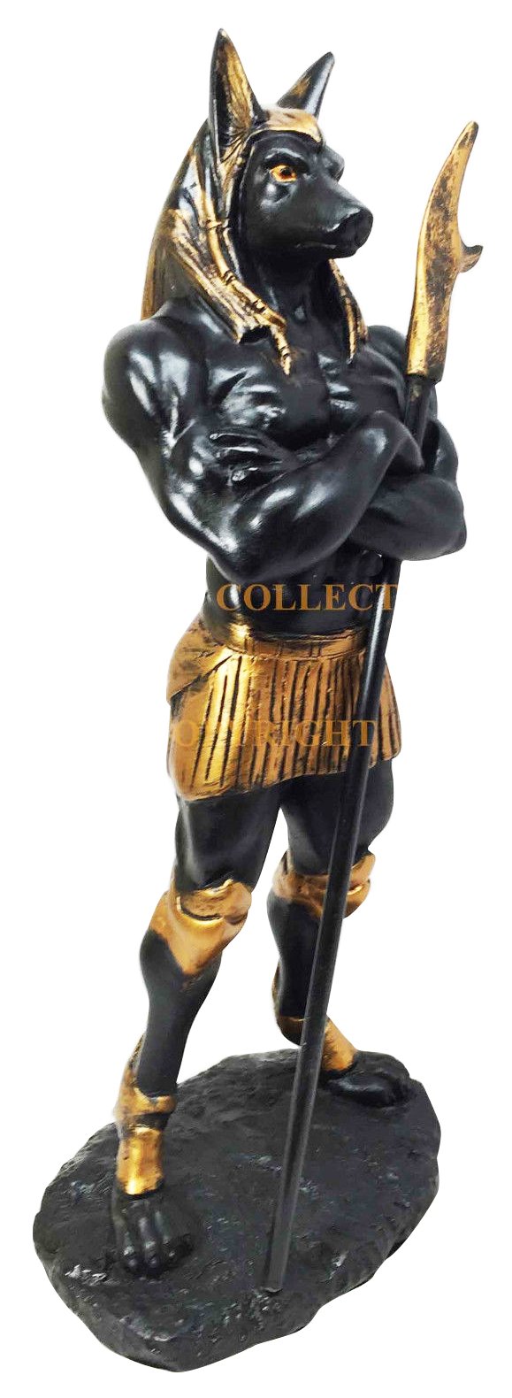 Buy Muscular Dark Anubis Statue Egyptian Deity of Afterlife and ...