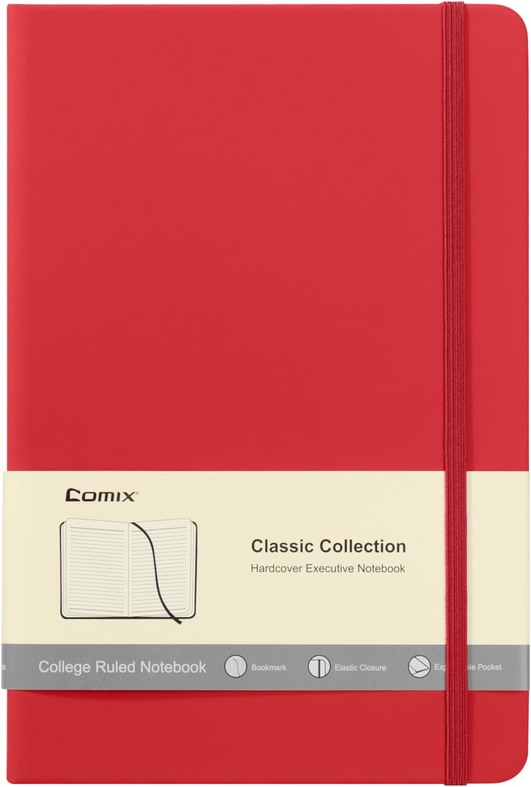 Amazon.com : Comix Lined Journal Notebooks, 240 Pages, 5.5 x 8.3 inch ...