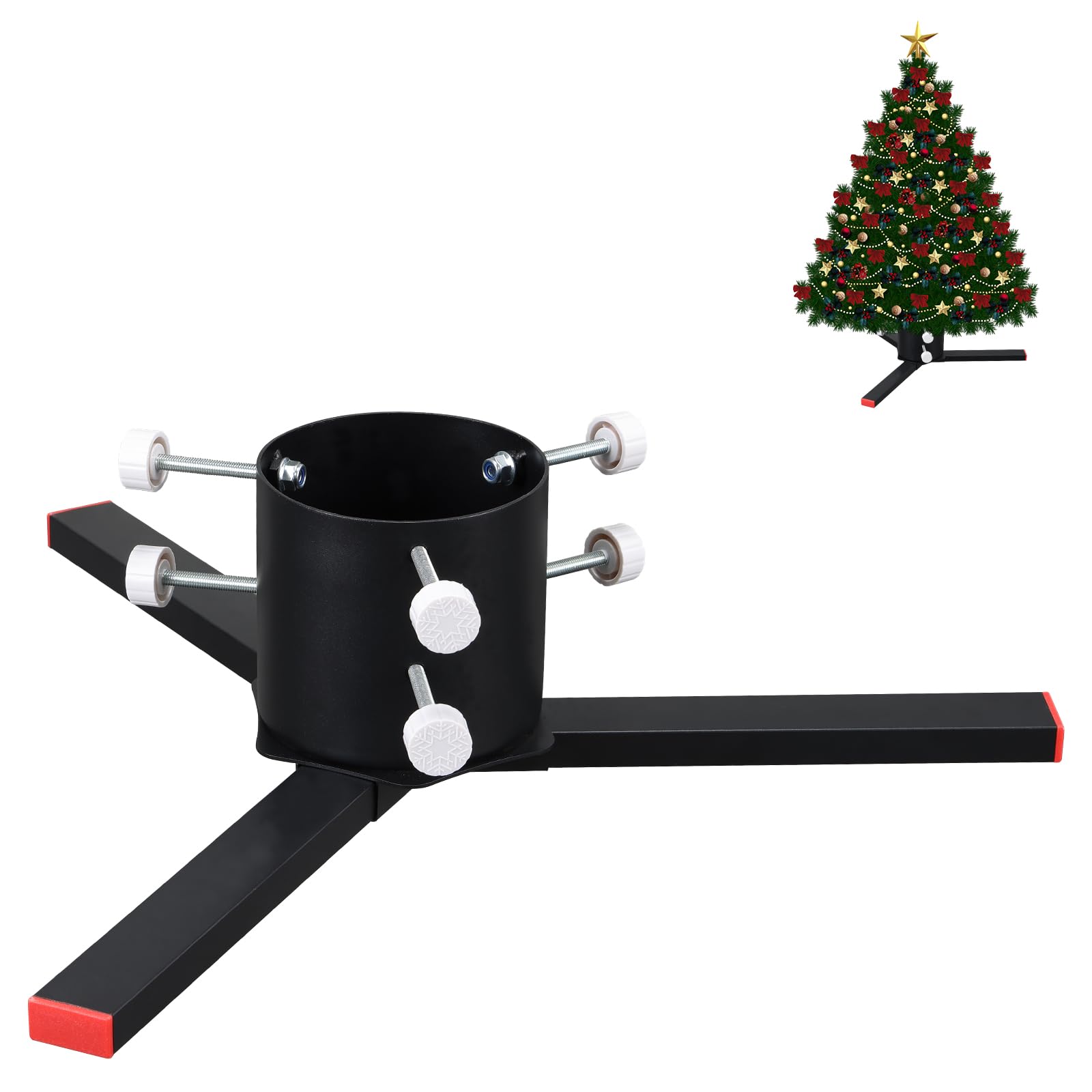 Christmas Tree Stand for Real Trees, Suitable for 2.4 to 5.5 Inch Tree ...