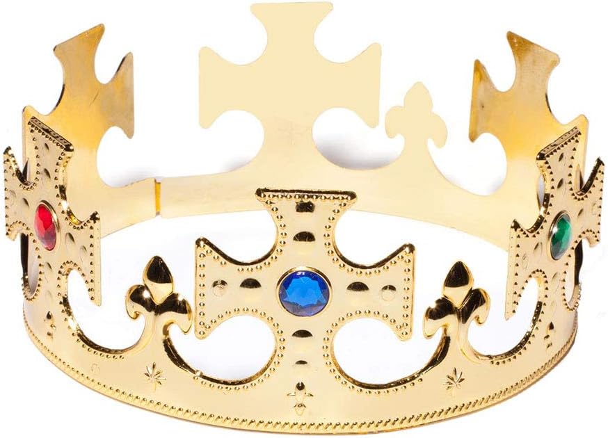 Amazon.com: Anderson's Plastic Jeweled King Crowns, Set of 3 ...