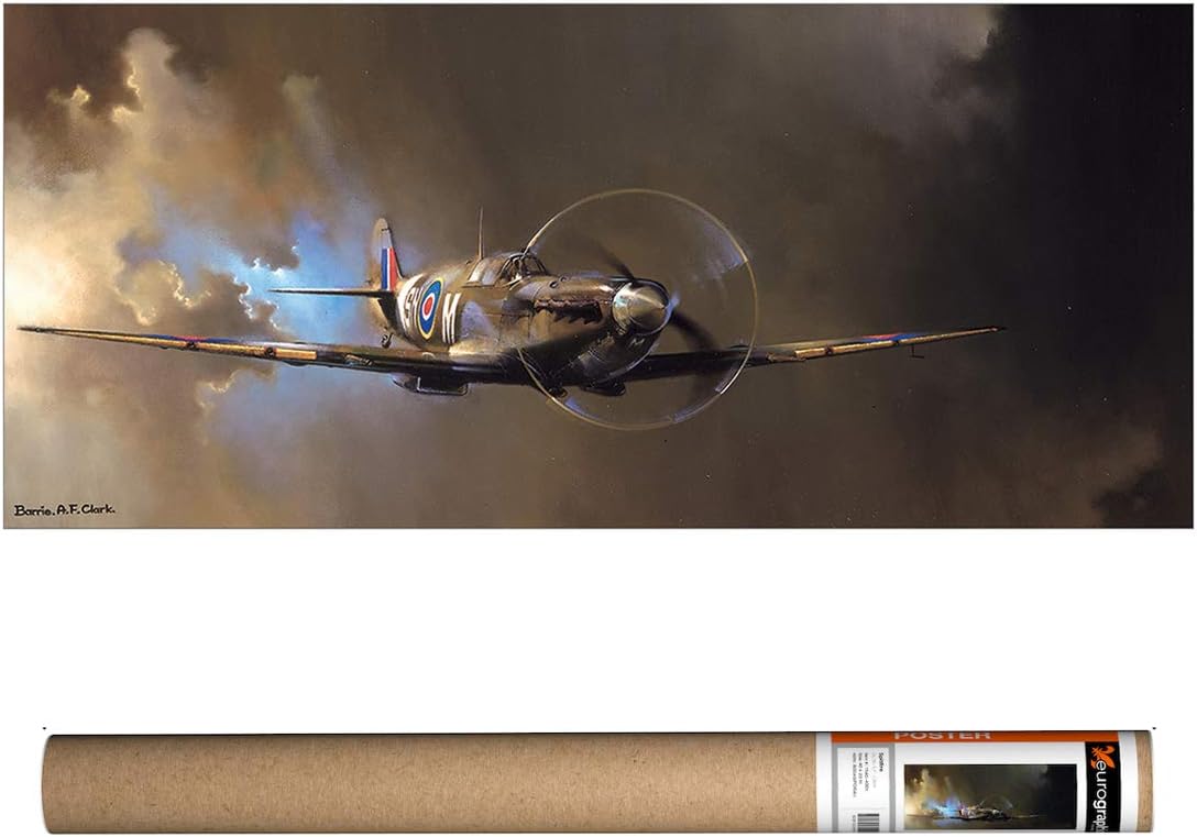 Amazon.com: EuroGraphics Clark-Spitfire Poster, 40 x 23 inch: Posters ...