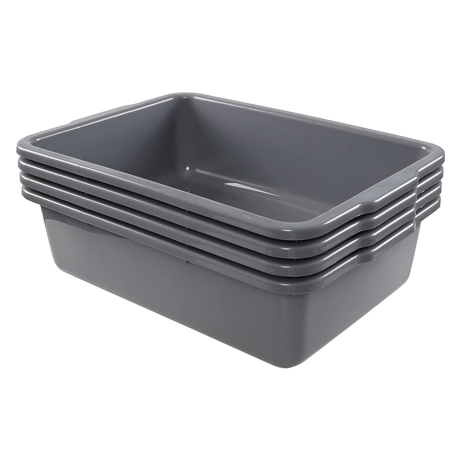 Amazon.com: Yarebest 32 Liter Large Plastic Bus Trays, Commercial Bus ...