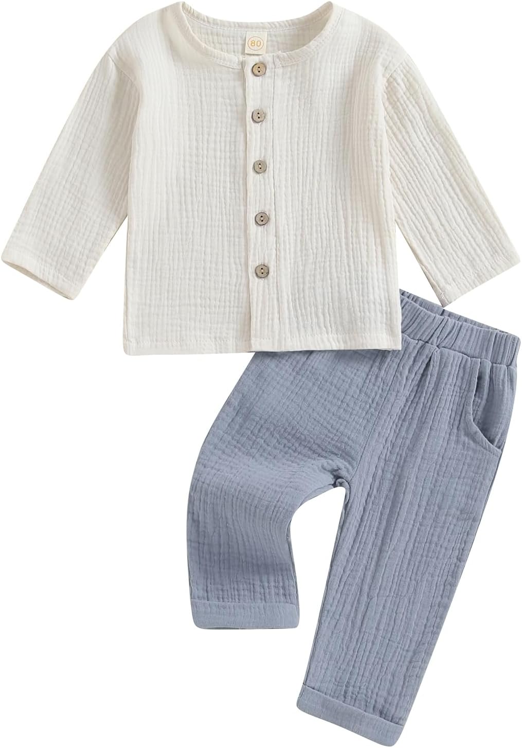 Amazon.com: Thorn Tree Toddler Boys Girls Fall Outfits Long Sleeve ...