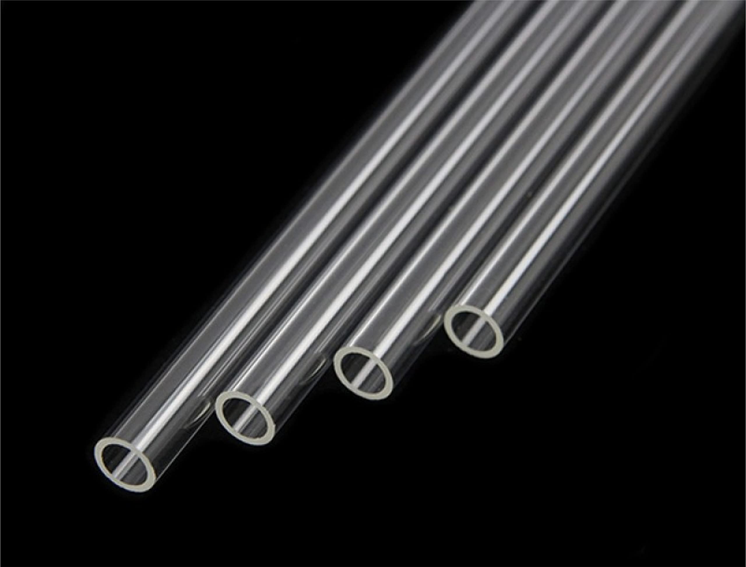 Hanture Acrylic Round Tube 30cm Length Clear Acrylic Plexiglass Lucite ...