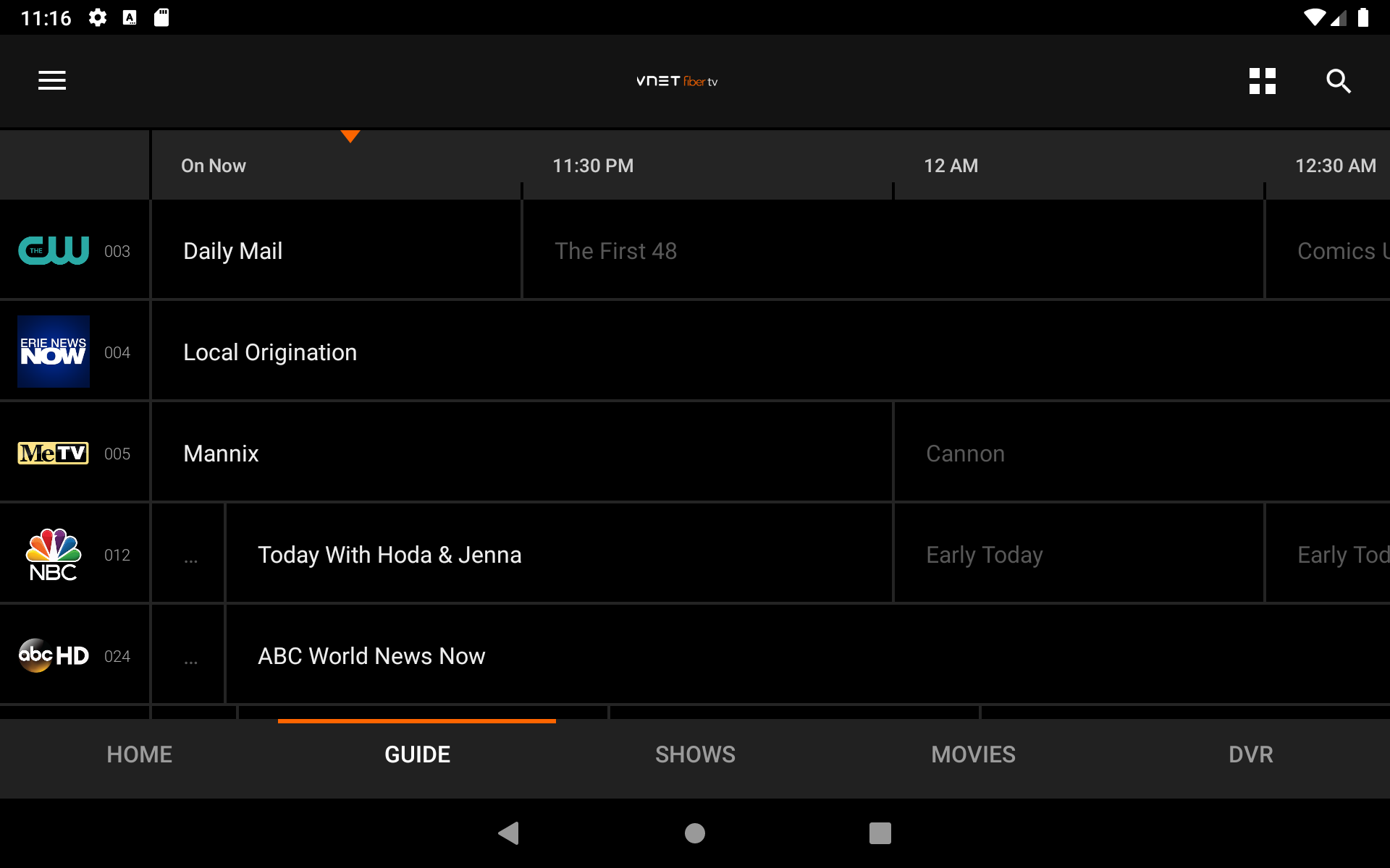 VNET Fiber TV - App on Amazon Appstore