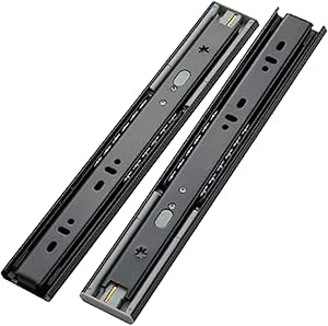 Soft Close Drawer Runners 250mm-550mm Full Extension Ball Bearing ...
